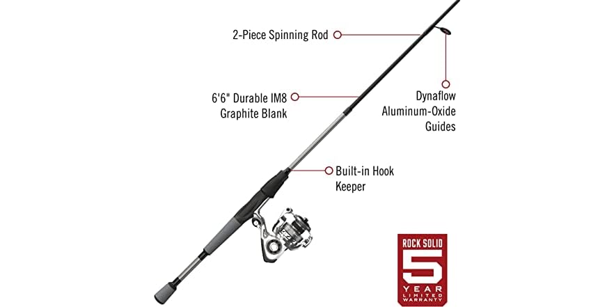 Quantum Throttle Spinning Reel and Fishing Rod