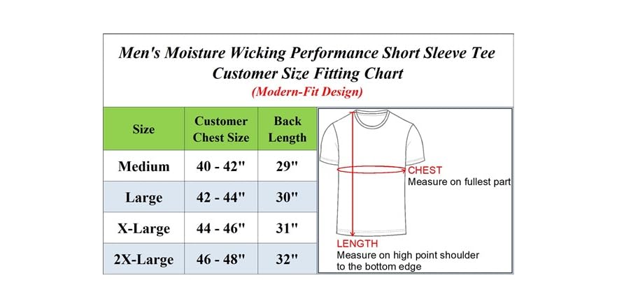 (5 Pack) Asst Mens S/S Performance Tees