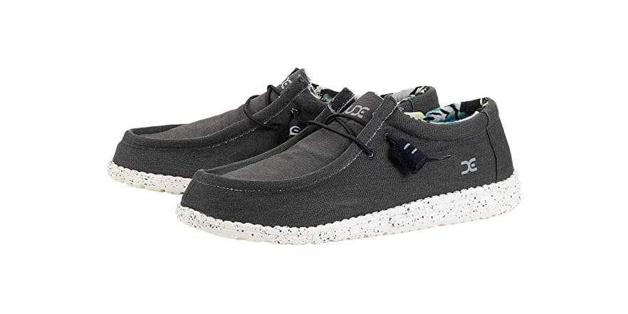 HEY DUDE 110384900-10 10 Hey Dude Wally Stretch Black (Open Box)