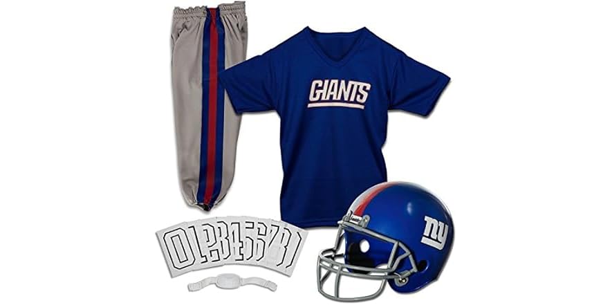 NY Giants Kids Football Set Costume