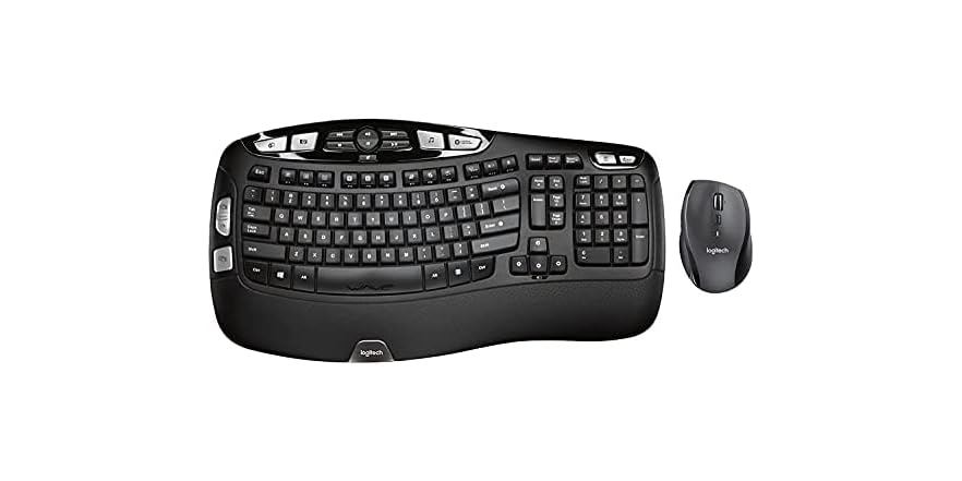 Logitech MK570 Wireless Wave Keyboard and Mouse Combo (Open Box)