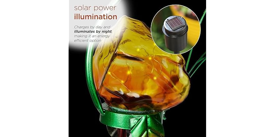 Alpine Corporation Solar Metal Peacock