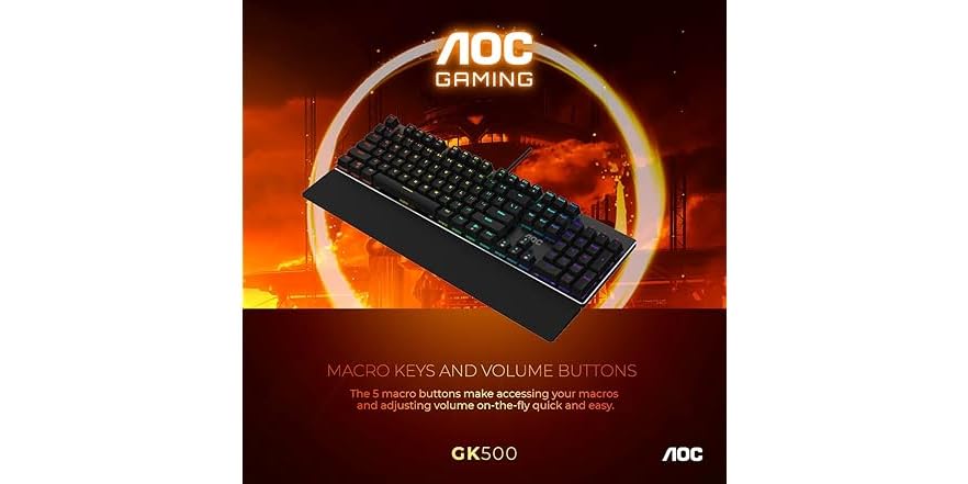 AOC Gaming Full RGB Mechanical Keyboard