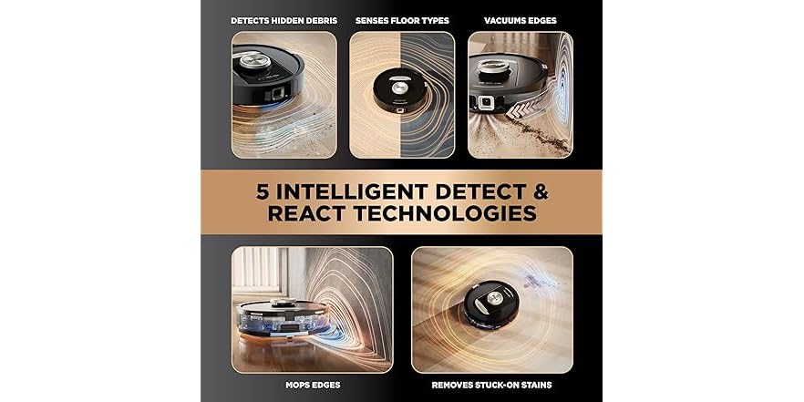 SHARK RV2820ZE Robot Vacuum & Mop (Open Box)