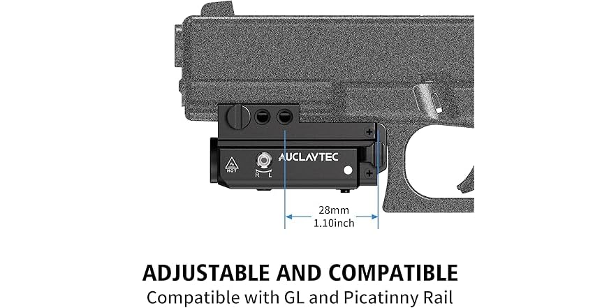 AUCLAYTEC AUCLAYTEC 450 Lumen Pistol Flashlight R