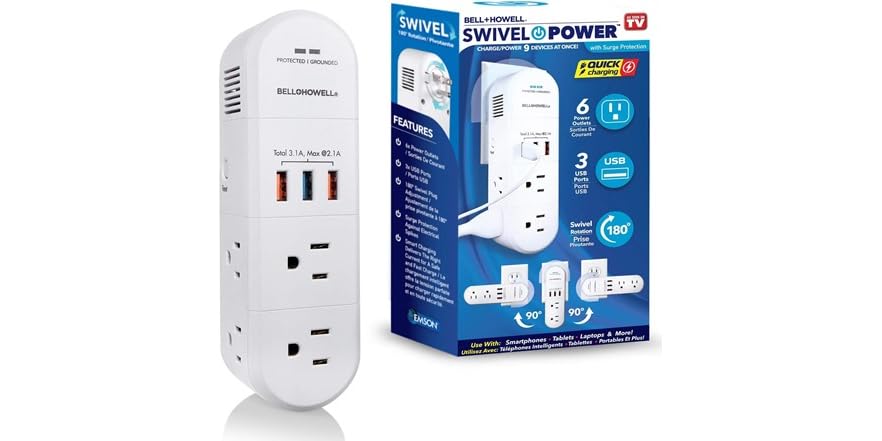 2PK Swivel Power Charging Station