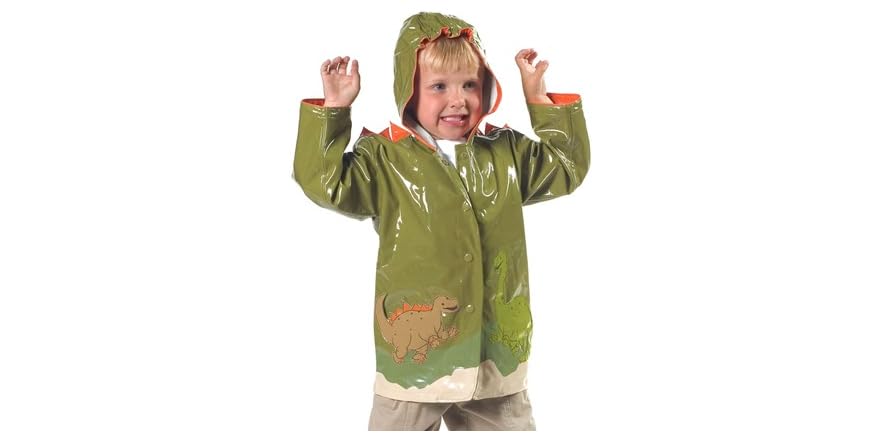 Kidorable Dinosaur Raincoat Size 4/5