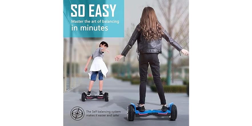 Gyroor W332 Warrior All Terrain Off Road Hoverboard (Open Box)