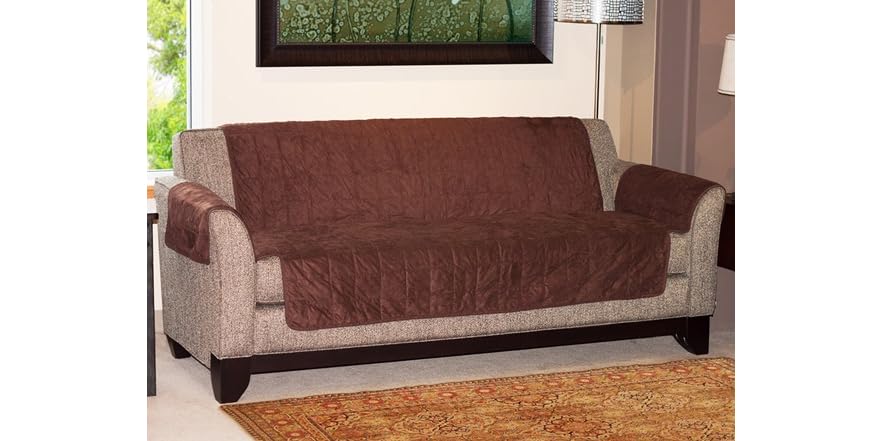 Suede Sofa Protector - Espresso
