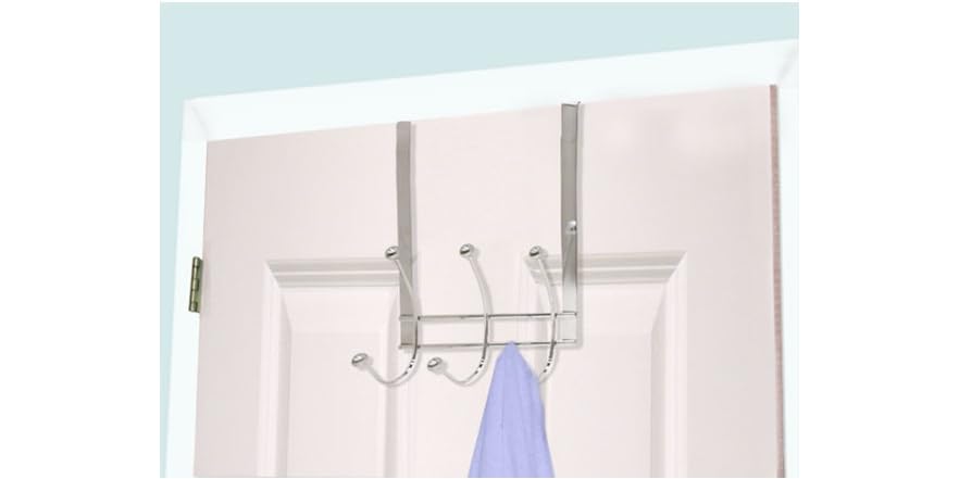 Over Door 3 Hooks Flat Wire
