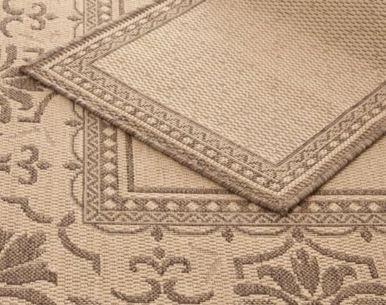 Courtyard 2-PC Rug Set - Natural/Brown