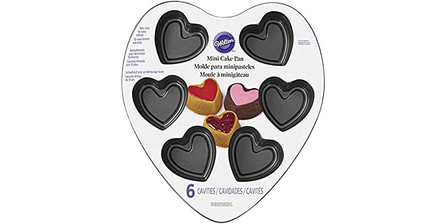Wilton Heart Cake Pan -6 Cavity