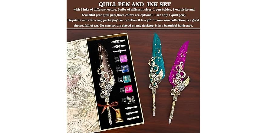 AIYNC Feather Pen, Calligraphy Pen Set