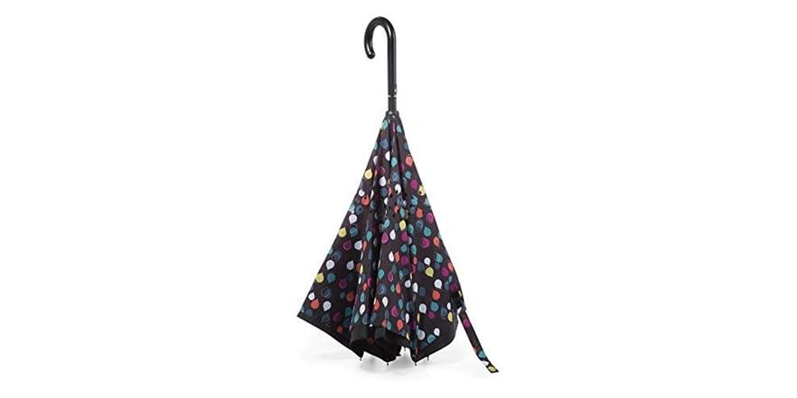 totes InBrella Reverse Close Umbrella