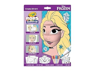 Crayola POPS 3D Frozen Activity Set
