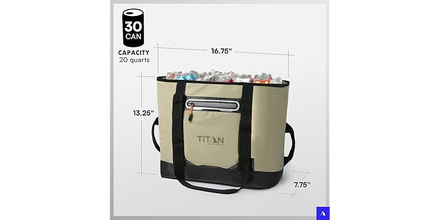 Titan Deep Freeze 30 Can Insulated Tote