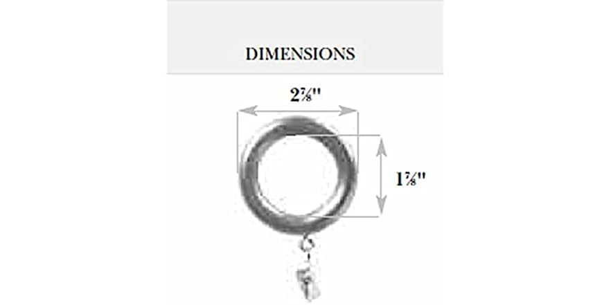 Kirsch Wood Trends Classics Rings