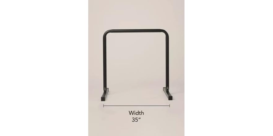 BaseBlocks The BASEBAR Pull-up Bar Black