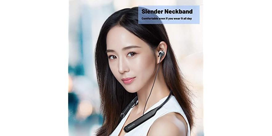 PHILIPS Bluetooth Neckband Headphones