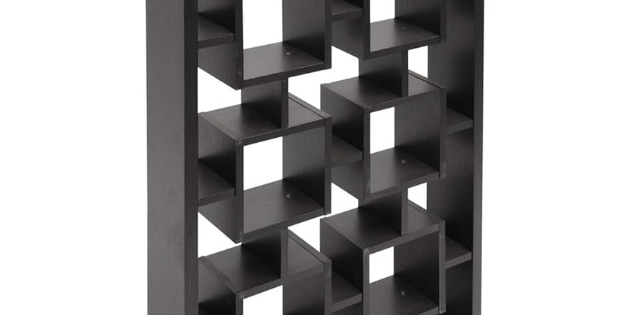 Eyer Dark Brown Modern Display Shelf