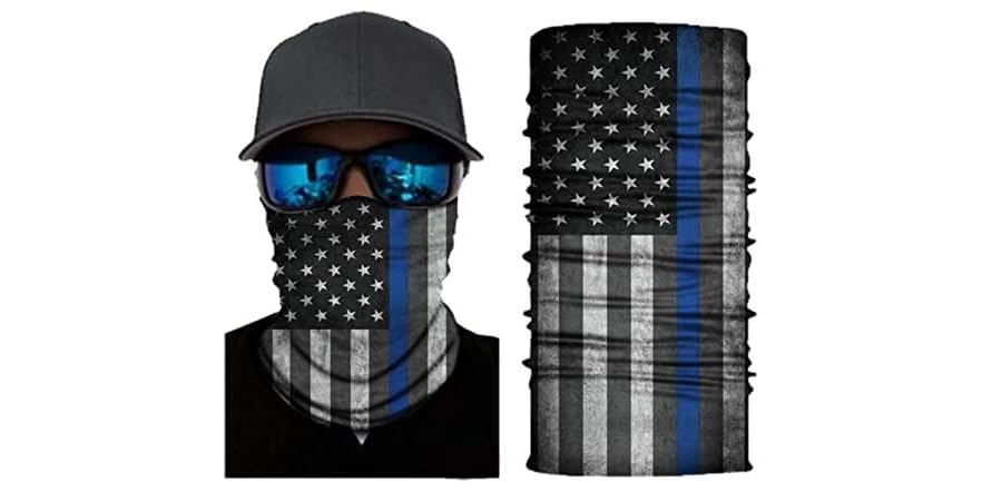 Van & Company Thin Blue Line Face Mask