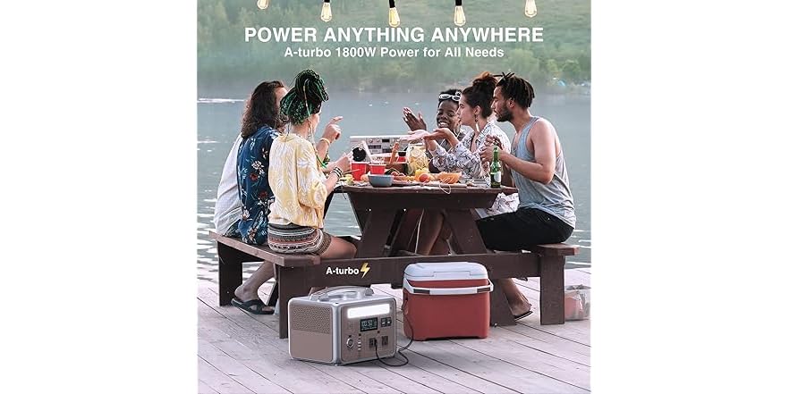 AMPACE Portable Power Station, 600W