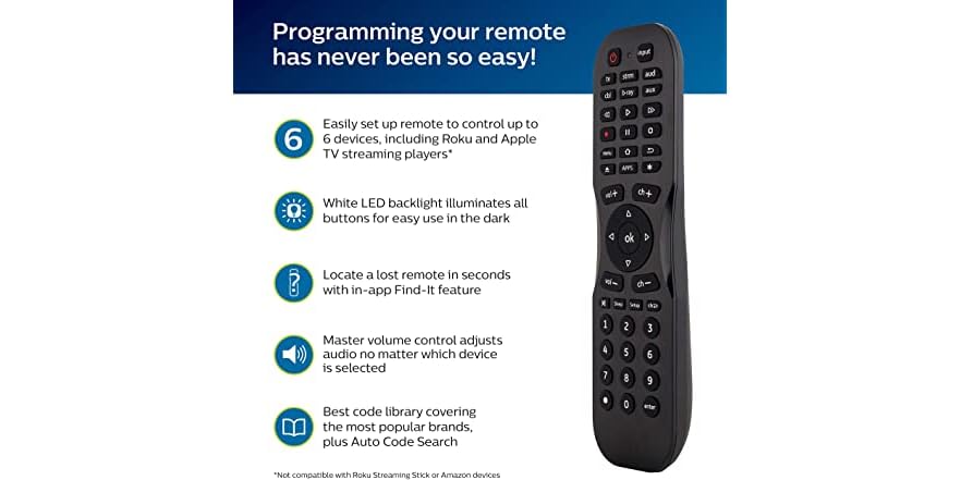 Jasco UltraPro Universal Remote Control