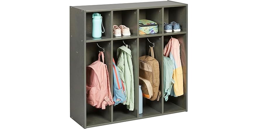 Streamline 4-Section Toddler Coat Locker