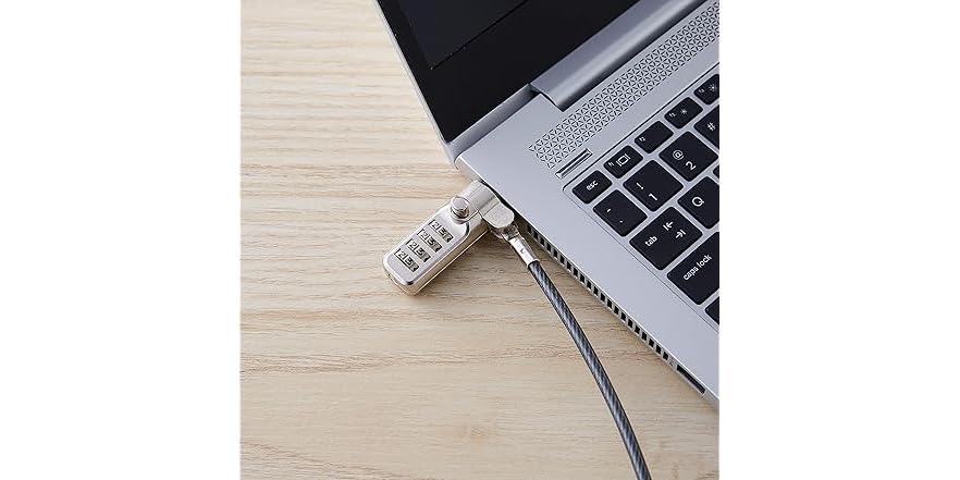 Amazon Basics Combination Cable Laptop Lock