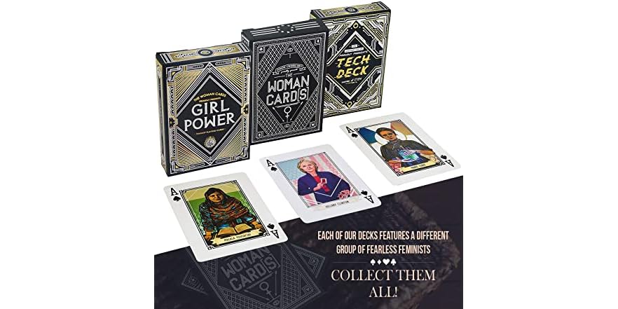 The Woman Cards Feminist Playing Cards