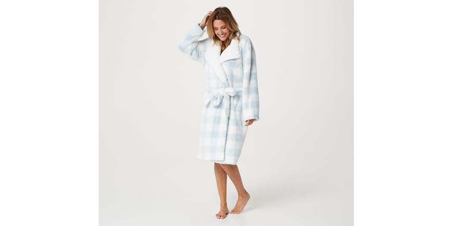 Berkshire Blanket Snap Collar Robe Women's