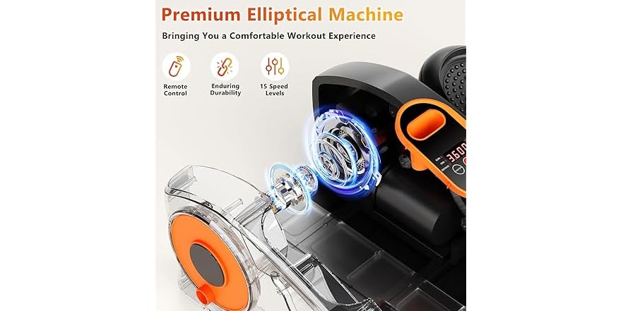 Hohouy Under Desk Elliptical Machine (Open Box)