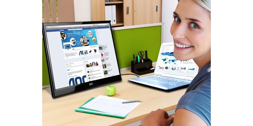 22" 1080p LED USB-Powered Monitor