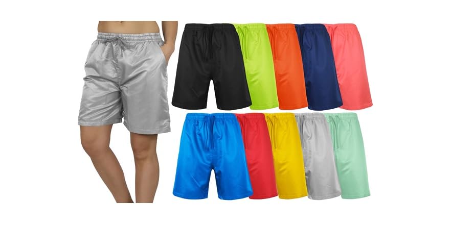 Women's 2PK Quick Dry Fashion Board Shorts w/ Inner Mesh Lining