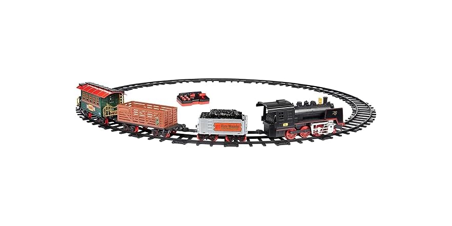 Amazon Basics RC Steam Engine Train Set