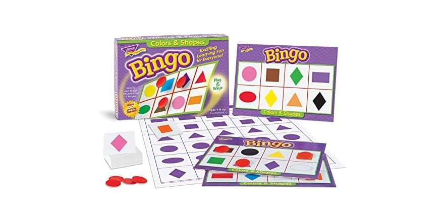 Colors & Shapes Bingo Game