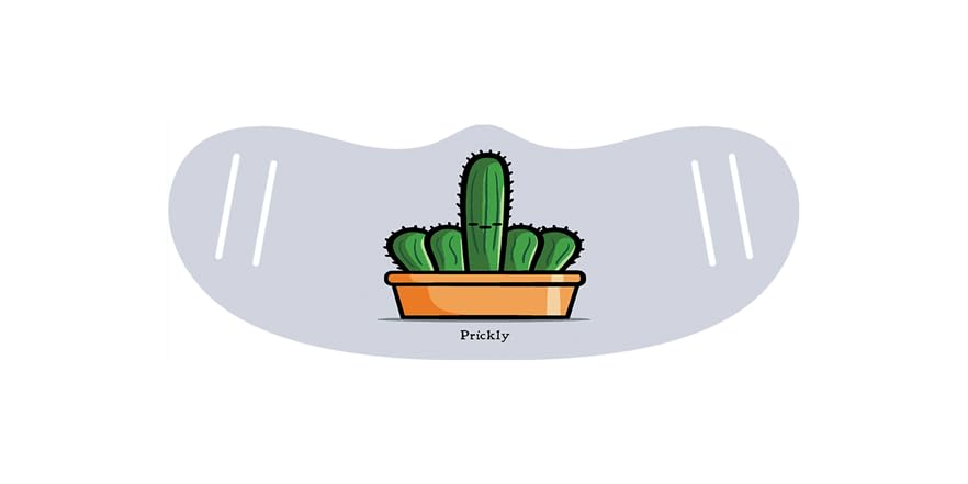 Prickly Face Mask, 2pk