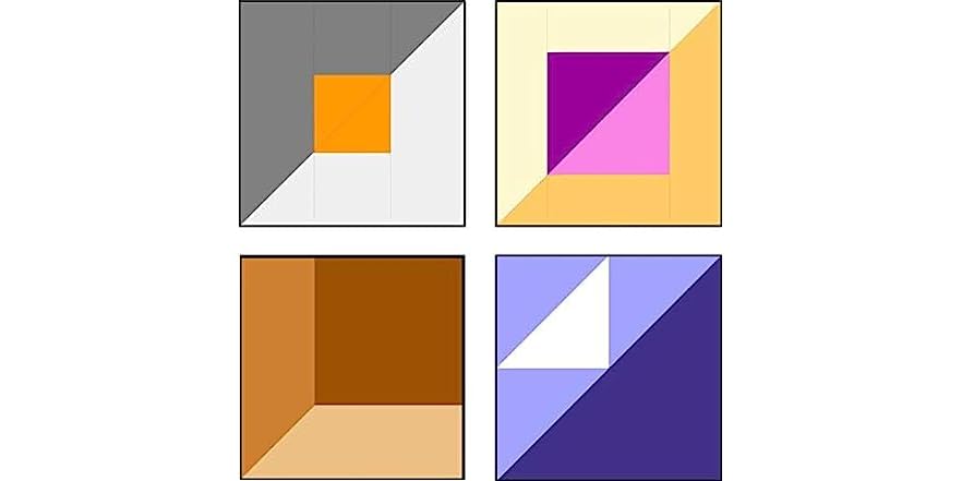 Bloc Loc Half Square Triangle 12-1/2"