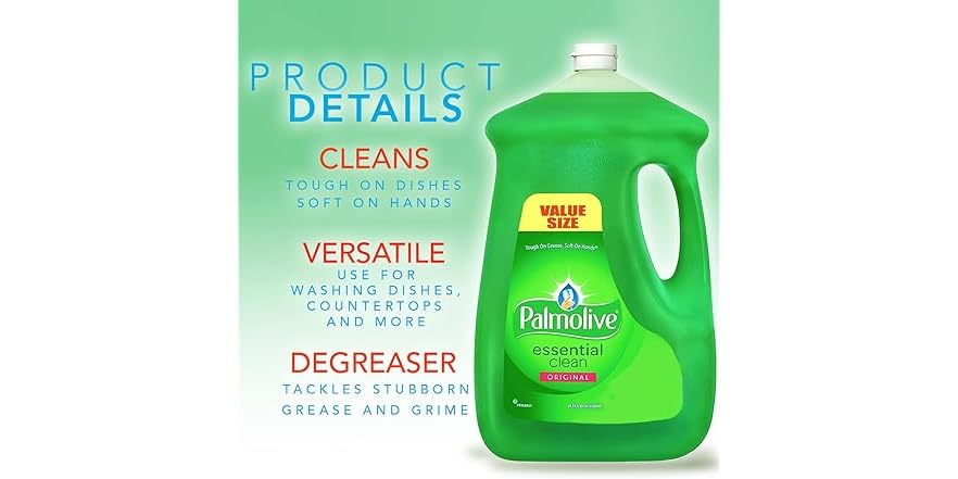 Palmolive Palmolive Dishwashing Liquid 90 oz.with Scrub Sponges