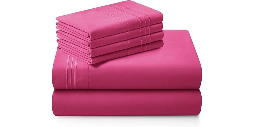 6 Piece Extra Deep Pocket Queen Sheets