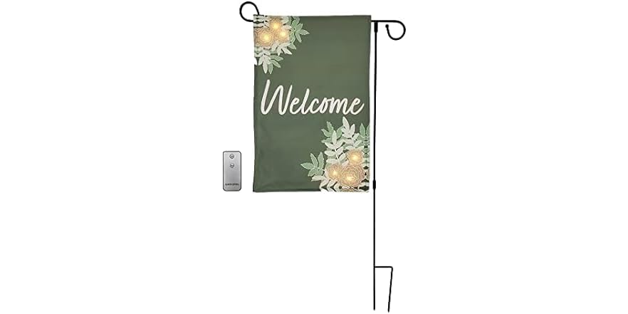 Lighted Banner w/ Stand- Welcome