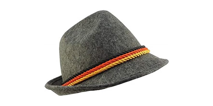 Beistle German Alpine Hat for Adults, Gray