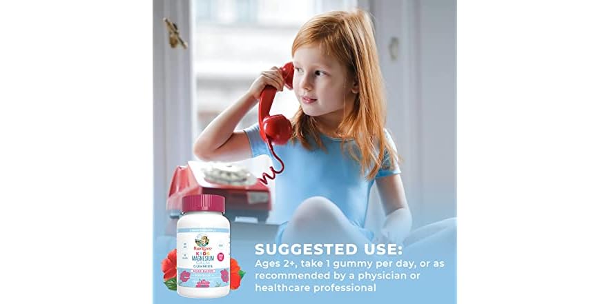 MaryRuth Kids Magnesium Calm Gummies
