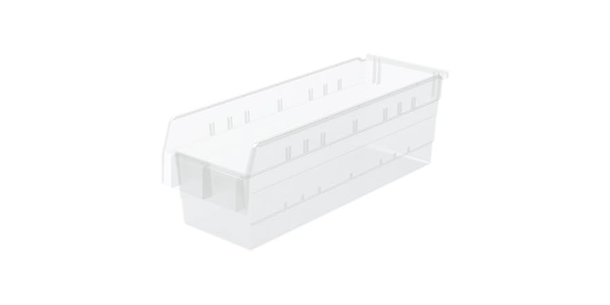Plastic Nesting Shelf Bin Box 8 Bins
