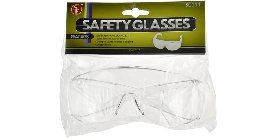 Anti-Scratch Safety Glasses (3-Pack)