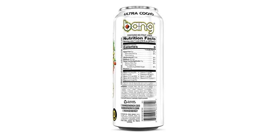 (24 Pack) Bang Energy Peach Mango