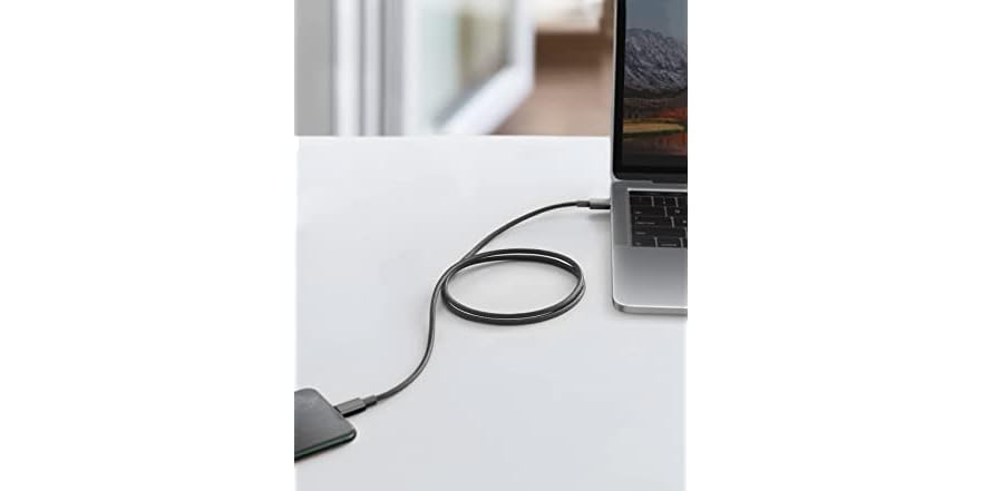 Anker A8622011 New Nylon USB-C to Lightning Cable 3ft R (Open Box)