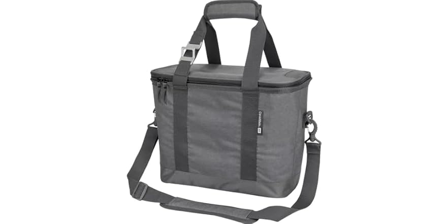 CleverMade Collapsible Cooler Bag, 30 Can - Gray