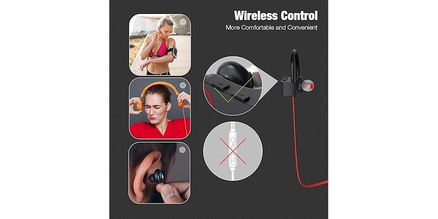 Boean Bluetooth IXP7 Headphones