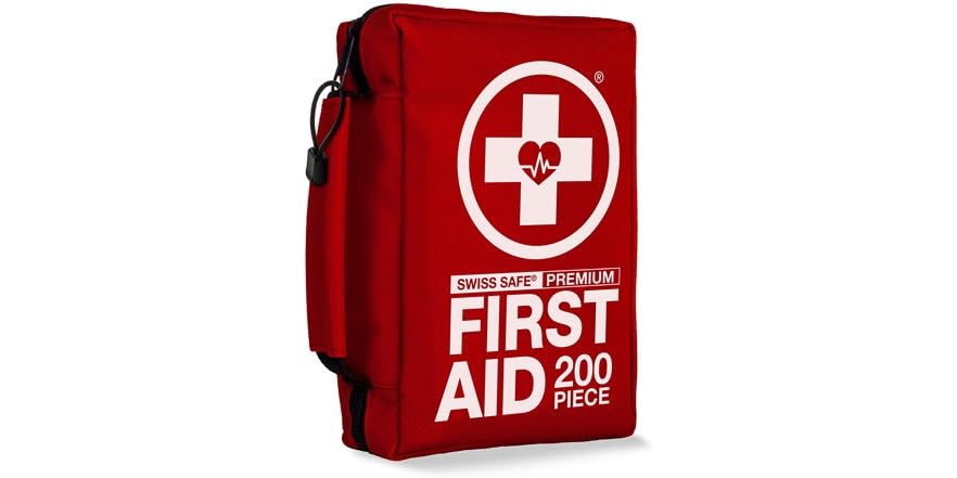 Swiss Safe First Aid Kit (200-Piece)